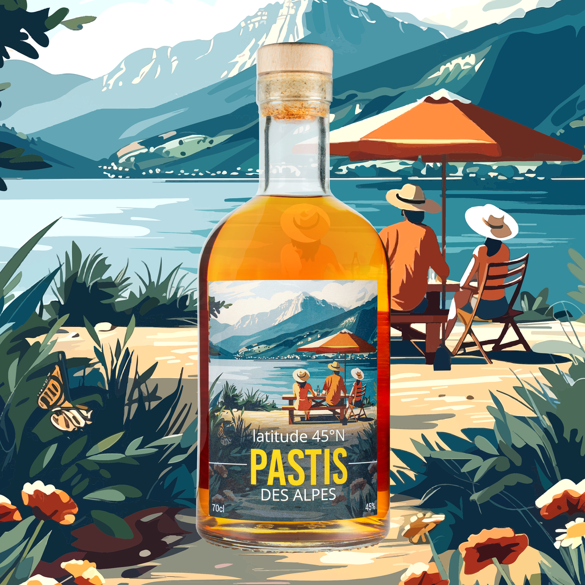 Latitude 45°N - Le Pastis des Alpes – Distillerie Meunier